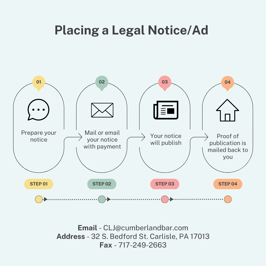 Cumberland County Bar Association > Legal Notices